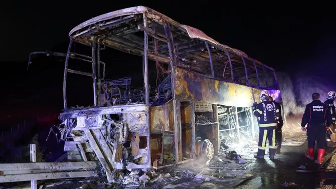 Bus Bursts Into Flames After Crash in Türkiye, Killing Eight ...