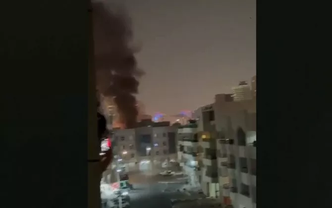 Watch: Moment of Iranian Drone Hits US Consulate in Dubai - Caspianpost.com